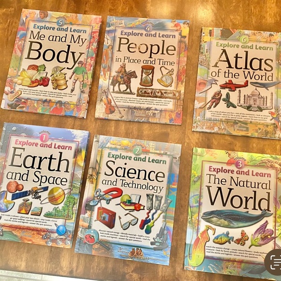 Other | Explore And Learn Books Set Of 6 | Poshmark